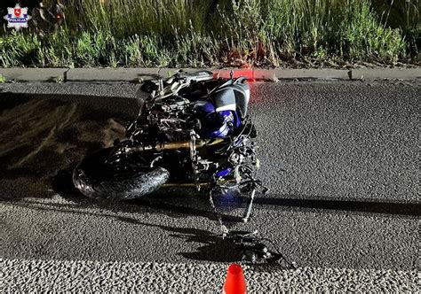 Śmiertelny wypadek motocyklisty pod Lublinem 20 letni taksówkarz
