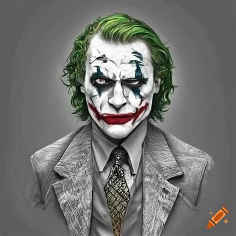 Fusion Of Heath Ledger And Joaquin Phoenix Joker On Craiyon