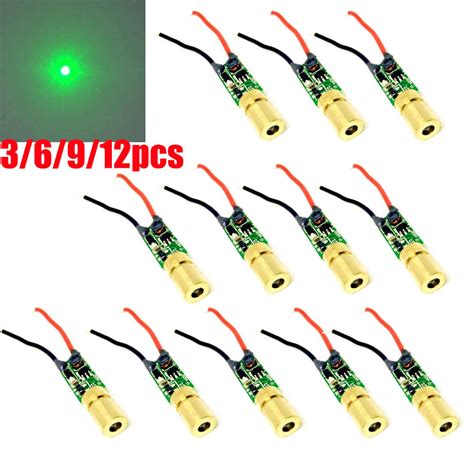 515nm 520nm 5mw Mini Green Laser Light Green Laser Diode Dot Module 3 6