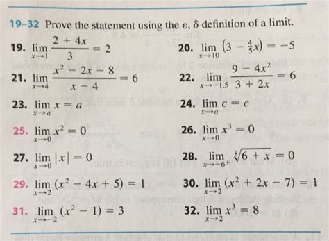 solved prove the statement using the epsilon delta