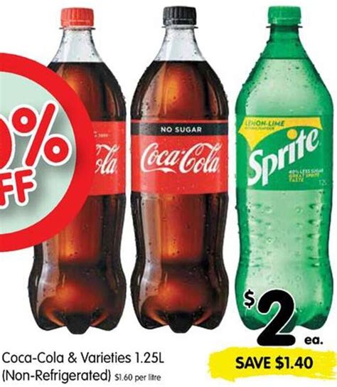 Coca Cola Varieties 1 25L Non Refrigerated Offer At Spar