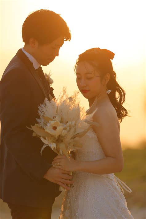 ロマンチックなサンセットフォト 公開日2023年4月17日STUDIO SUNS沖縄スタジオSUNS沖縄県でフォトウェディング