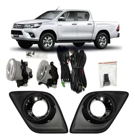 Kit Neblineros Toyota Hilux Revo 2016 2017 2018 2019 Cuotas sin interés