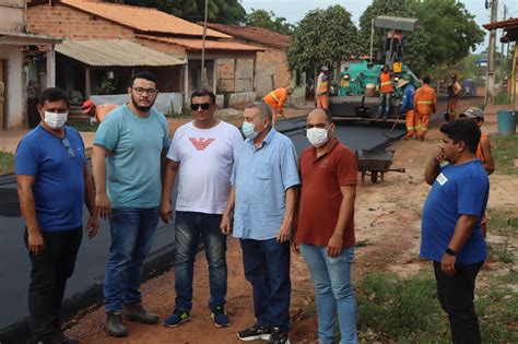 Prefeito vistoria obras de pavimentação em Godofredo Viana Blog do