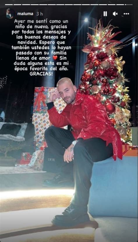 Maluma presentó a su novia durante los festejos de Navidad Gracias Santa