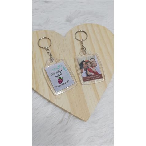 Chaveiros Acrilico 3x4 Personalizado Shopee Brasil