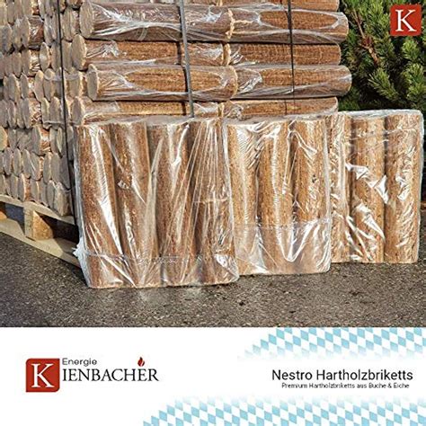 Kg Premium Holzbriketts Nestro Hartholz Briketts Im Holzbrikett