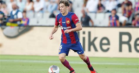 FC Barcelone Gavi change officiellement de numéro de maillot