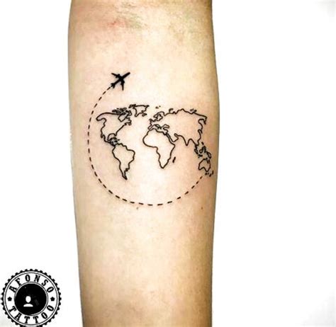 40 Tatouages Carte Du Monde TATOUEZ