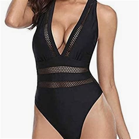 Tempt Me Swim New Tempt Me Women One Piece Swimsuit Sexy Plunge V