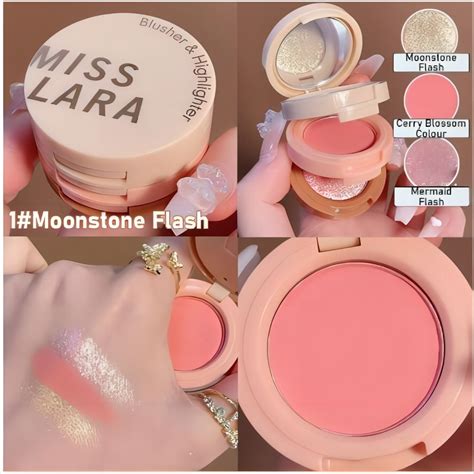 In Matte Highlighter Blush Palette Pearly Blush Shiny Eyeshadow