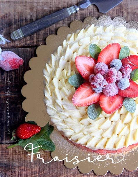 Fraisier à la Crème Diplomate Vanille Gourmand et Délicieux
