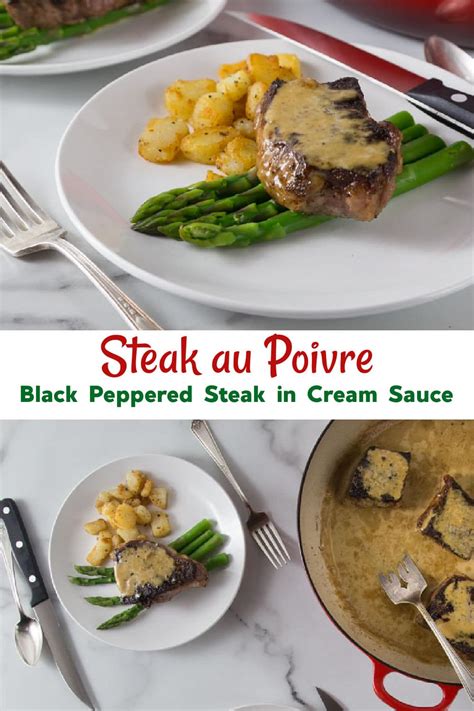 Steak Au Poivre And Pan Sauce Analida S Ethnic Spoon