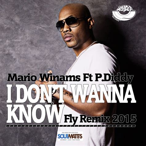 Mario Winans Ft P Diddy I Don T Wanna Know Fly Remix 2015 MOUSE