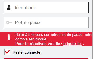 PROBLEME D AUTHENTIFICATION SUR L ESPACE CLIENT La Communauté SFR