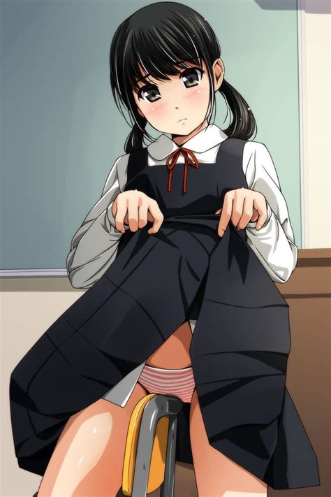 初めてなのかなオナニーが気持ちよすぎてえっちな女の表情をしちゃってる生意気なロリっ娘少女のオナニー二次元エロ画像