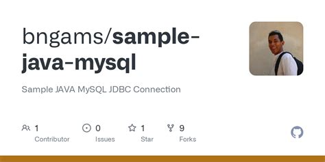 github bngams sample java mysql sample java mysql jdbc connection