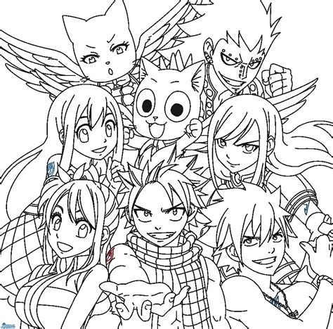 Coloriage Fairy Tai Imprimer des personnages de dessins animés gratuits