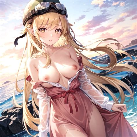 Oshino Shinobu Bakemonogatari Wet T Shirt Naked Ai Porn
