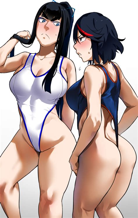 Anime Ero Swim Anime Adult Ass Kiryuuin Satsuki Oshiri