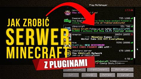 Jak stworzyć serwer Minecraft na pluginach 1 14 4 1 12 2 1 13 2 i inne