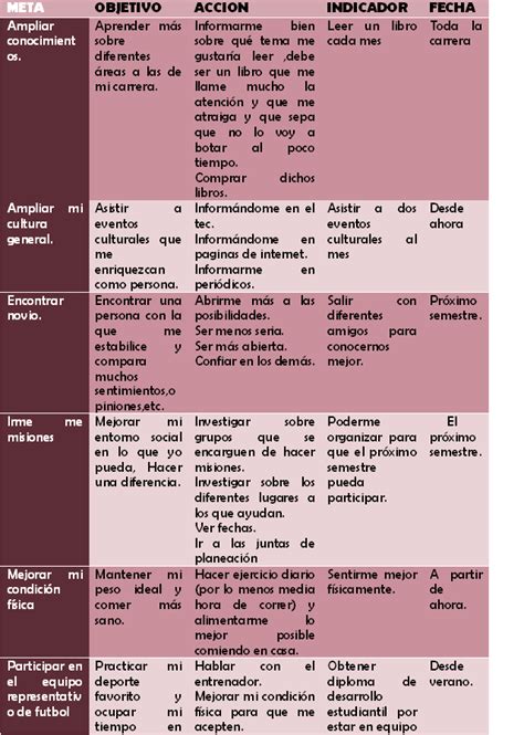 Plan De Vida Y Carrera Mi P Gina Personal