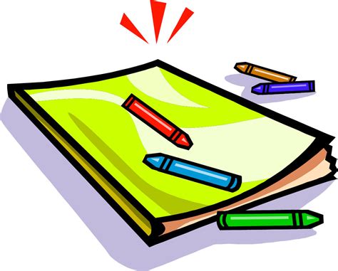 Coloring Picture Of Book Clip Art Library Riset