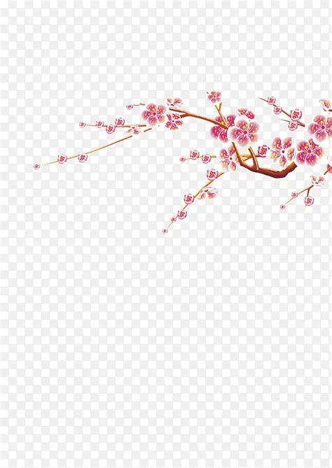 桃花边角花枝PNG图片素材下载 图片编号qwaoongq 免抠素材网