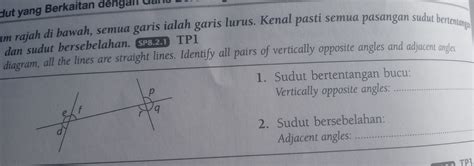 Solved Dut Yang Berkaitan Dengan Uall Am Rajah Di Bawah Se Geometry