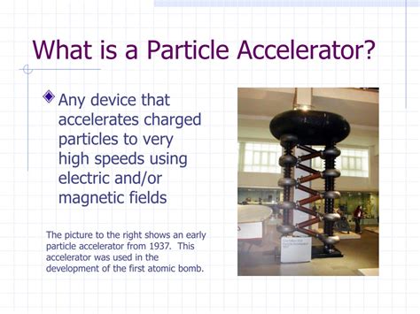 ppt particle accelerators and detectors powerpoint presentation free download id 9601672