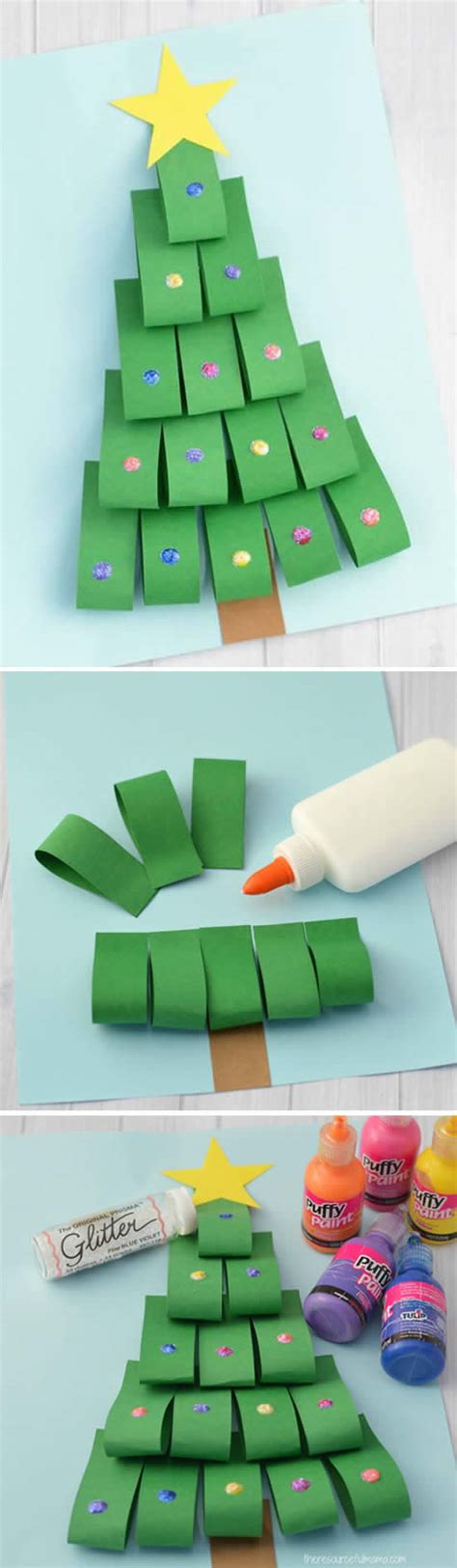 Árvore de Natal de Papel para fazer Crianças Dicas Práticas