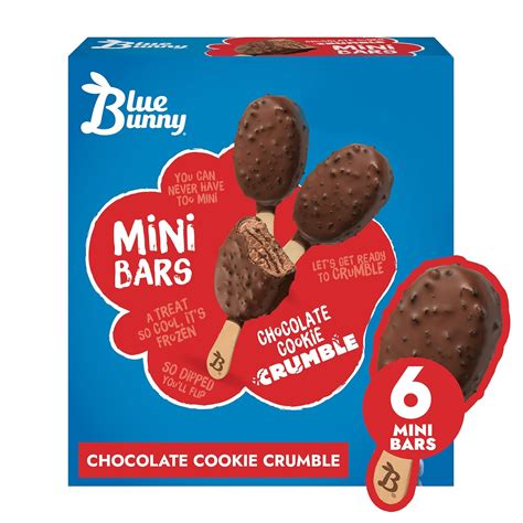Amazon Blue Bunny Chocolate Cookie Crumble Mini Bars 6pk