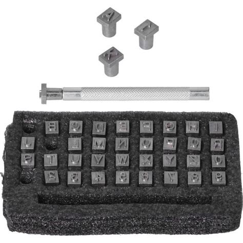 Ensemble D Outils De Poinçonnage Alphabet Outils Complets Pour