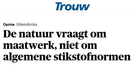 Stikstof Klimaatgek