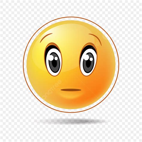 Emoji Vector With Confused Expression Free Png And Psd Emoji Vector