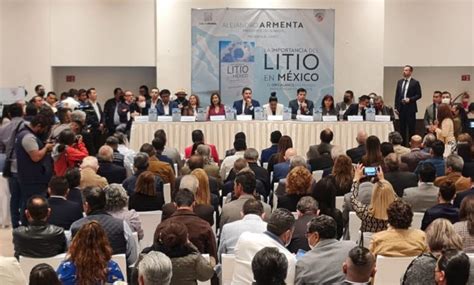 Armenta Presenta Su Libro Sobre El Litio