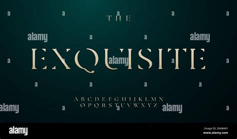 Timeless Alphabet Delicate And Chic Letters Classic Font For A Sleek