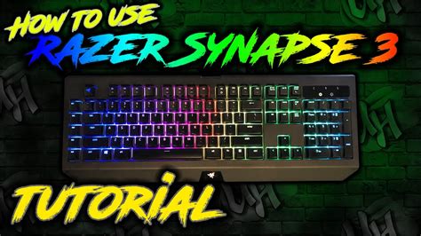 Razer Synapse Tutorial Studio Razer Keyboard Lighting Youtube