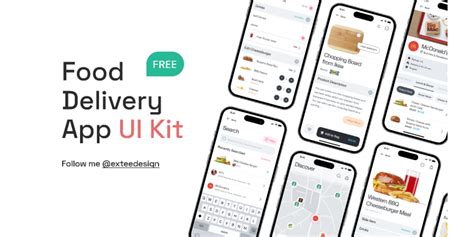 Food Delivery App Ui Kit Community Figma