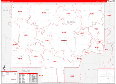 Maps Of Bureau County Illinois Marketmaps