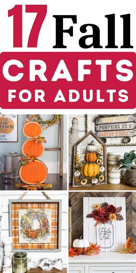 17 Easy Fall Crafts For Adults Fall Crafts For Adults Fun Fall