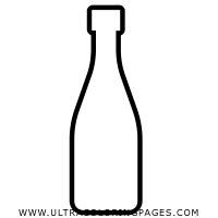 Dibujo De Botella De Vino Para Colorear Ultra Coloring Pages