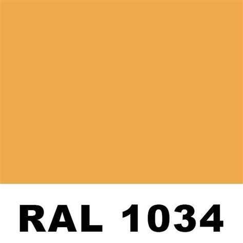 RAL 1034 Pastel Yellow