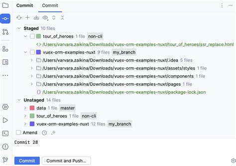 Commit And Push Changes To Git Repository WebStorm Documentation