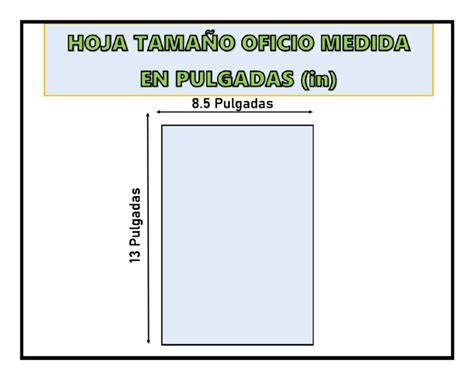 Cuanto Mide Una Hoja Oficio En Word Image To U