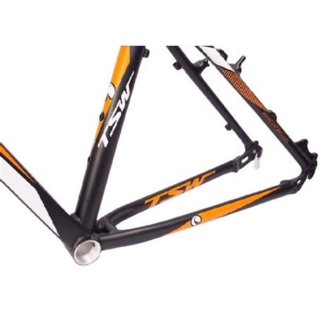 Quadro Tsw Jump Preto Laranja Aro Mtb Xc Tamanho Un R