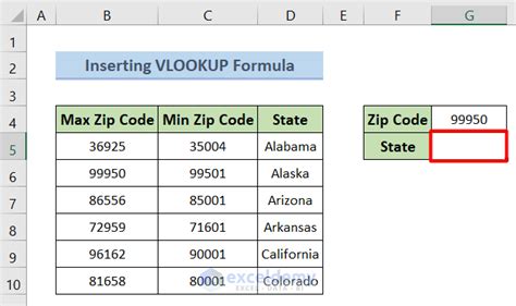 How To Convert Zip Codes To States Using Excel Formulas 5 Methods