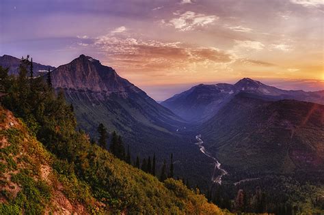 Fondos de Pantalla EE UU Parque Amaneceres y atardeceres Montañas