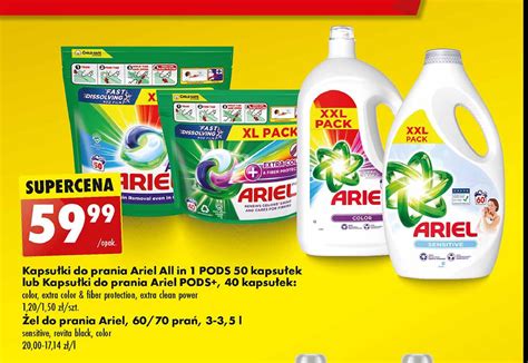 Kapsułki do prania complete fiber protection Ariel all in 1 cena
