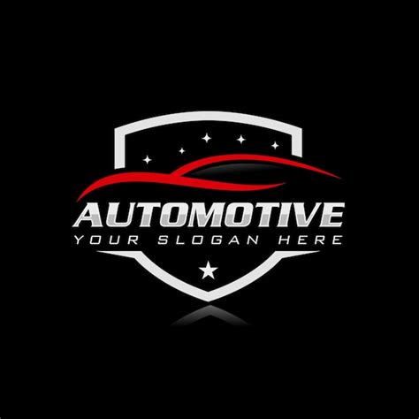 Logotipo de automóvil automotriz Vector Premium